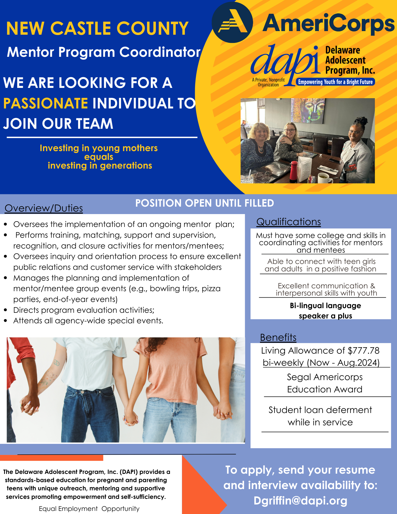 Job Opportunities – DAPI